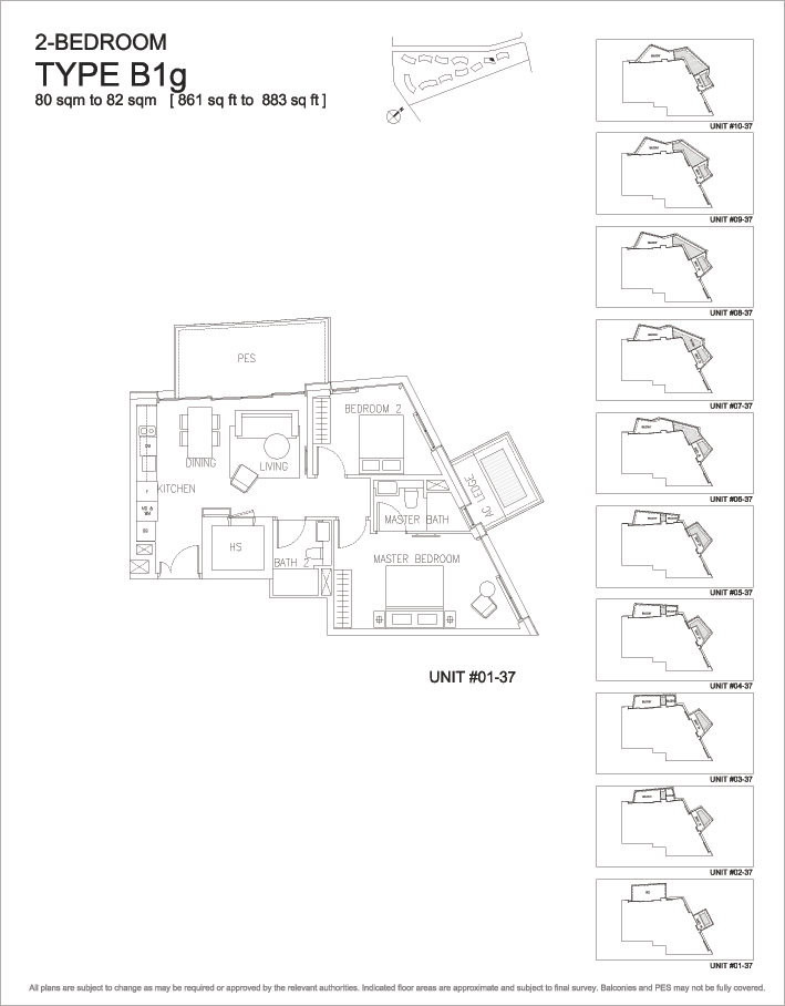 Corals at Keppel Bay by Keppel Land - Floor Plans