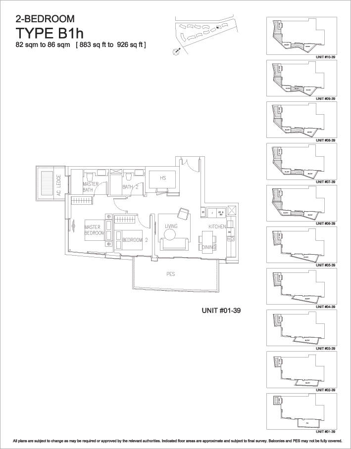 Corals at Keppel Bay by Keppel Land - Floor Plans